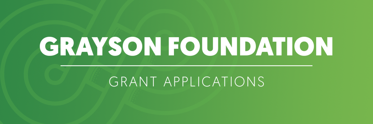 Grayson Foundation Grant Applications - Community Foundation of North ...
